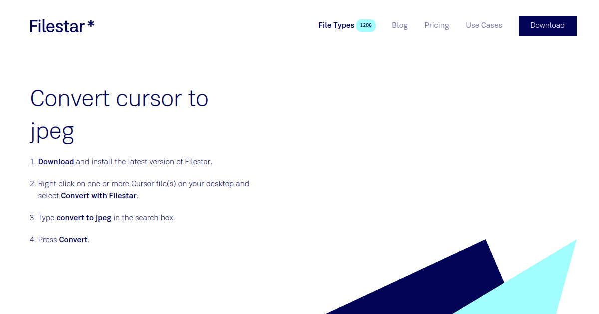Filestar* | Convert cursor to jpeg Filestar* | Convert cursor to jpeg