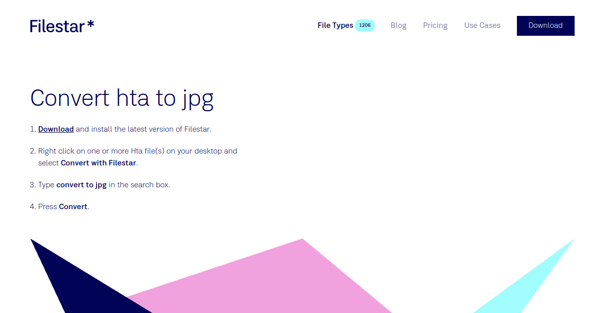 Filestar* | Convert hta to jpg Filestar* | Convert hta to jpg