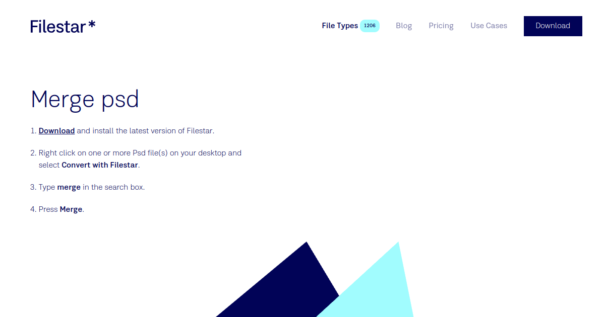 Filestar* | Merge psd