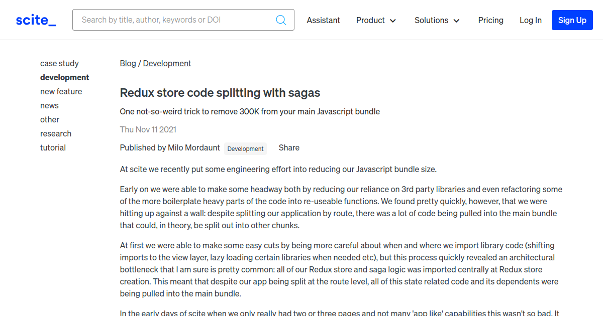 Redux store code splitting with sagas Redux store code splitting with sagas