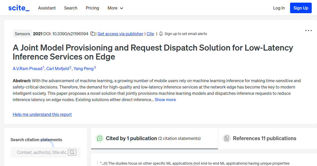 A Joint Model Provisioning and Request Dispatch Solution for Low-Latency Inference Services on Edge