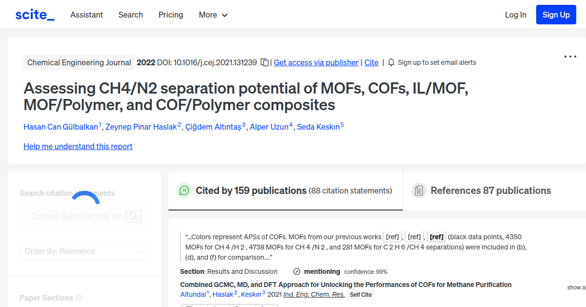 Assessing CH4/N2 separation potential of MOFs, COFs, IL/MOF, MOF/Polymer, and COF/Polymer ...