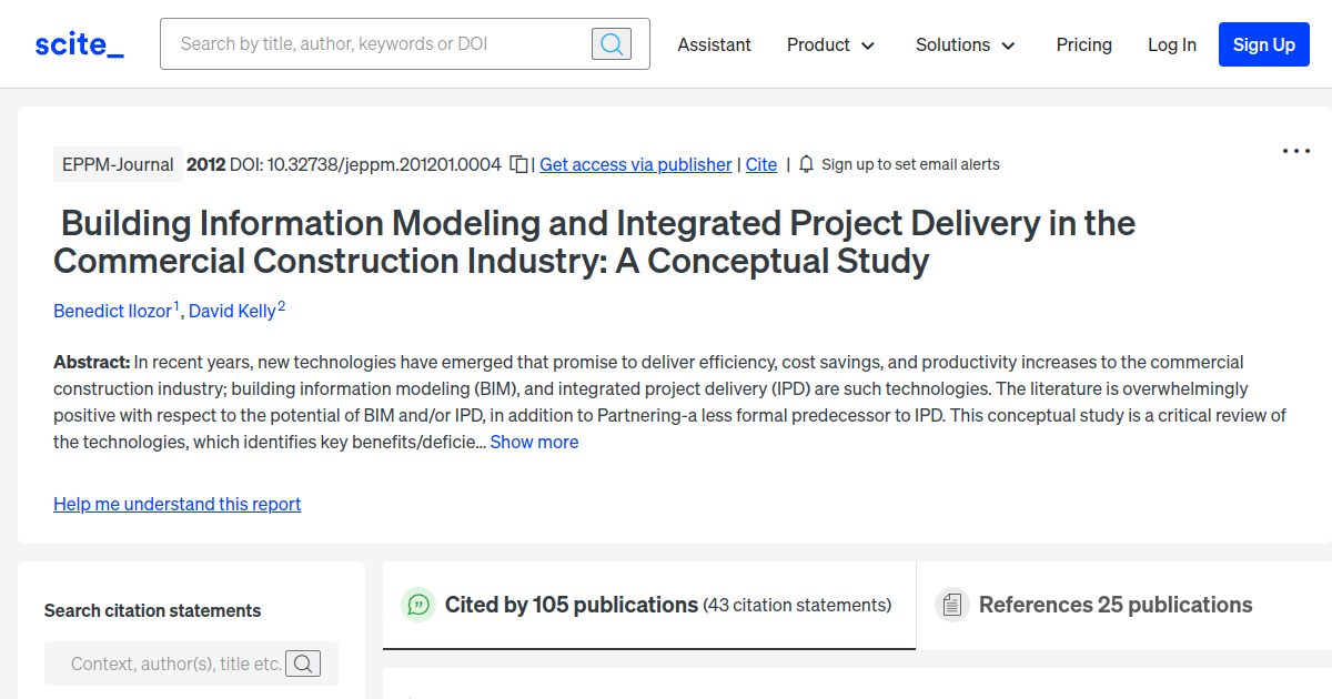Building Information Modeling And Integrated Project Delivery In The