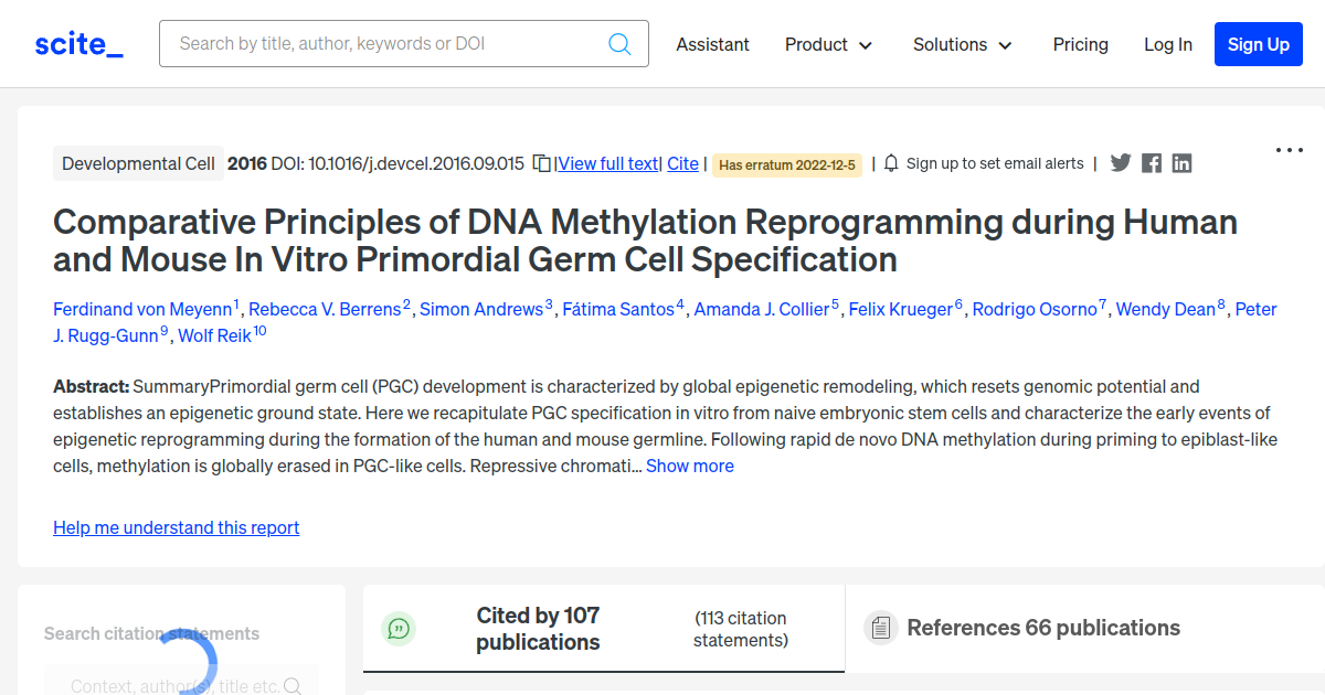 Comparative Principles of DNA Methylation Reprogramming during Human ... Comparative Principles of DNA Methylation Reprogramming during Human ...