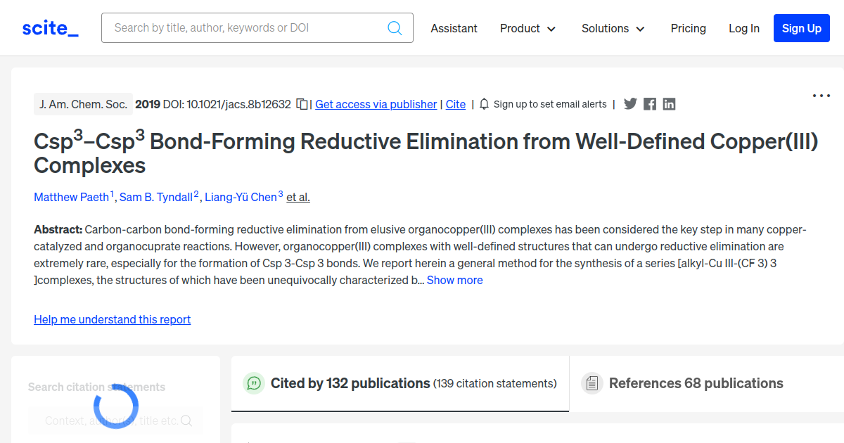 Csp 3 –Csp 3 Bond-Forming Reductive Elimination from Well-Defined ... Csp 3 –Csp 3 Bond-Forming Reductive Elimination from Well-Defined ...