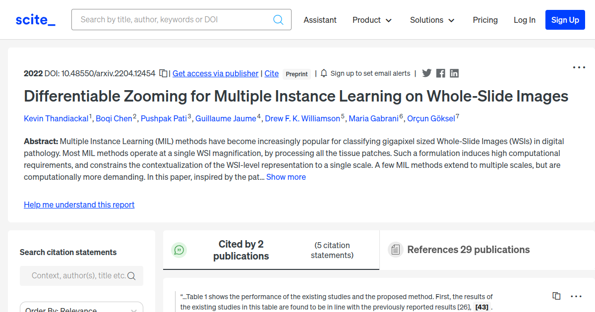 Differentiable Zooming for Multiple Instance Learning on Whole-Slide ... Differentiable Zooming for Multiple Instance Learning on Whole-Slide ...