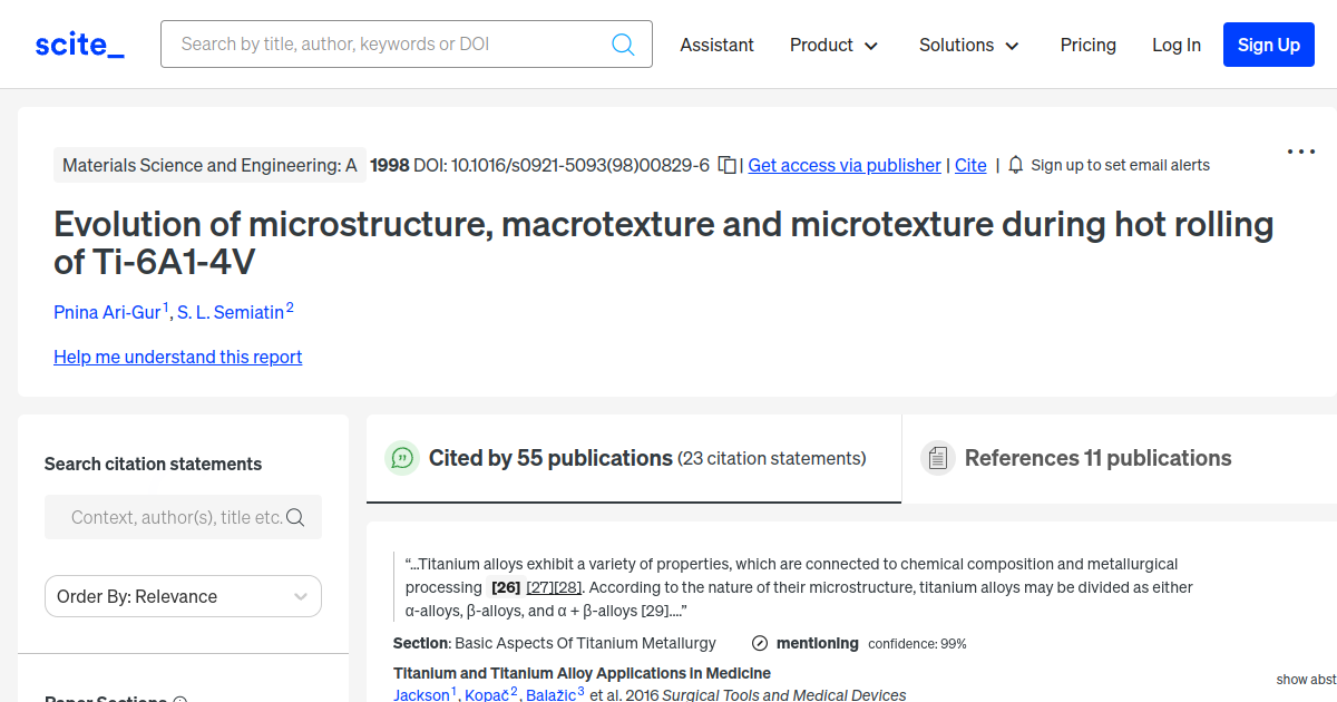 Evolution Of Microstructure Macrotexture And Microtexture During Hot