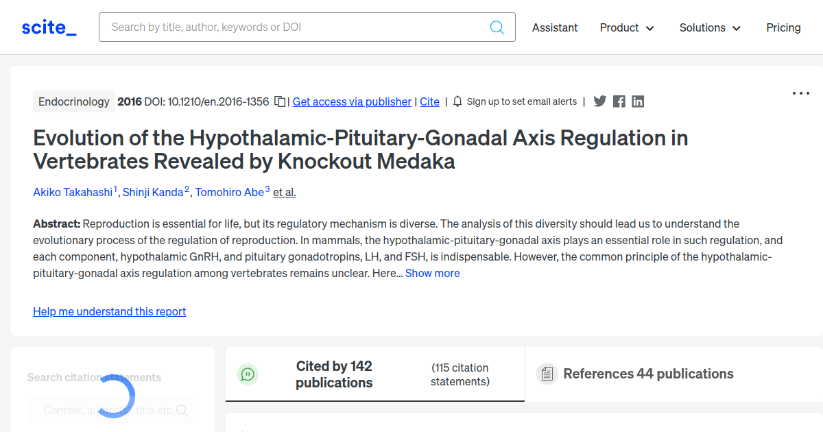 Evolution Of The Hypothalamic Pituitary Gonadal Axis Regulation In