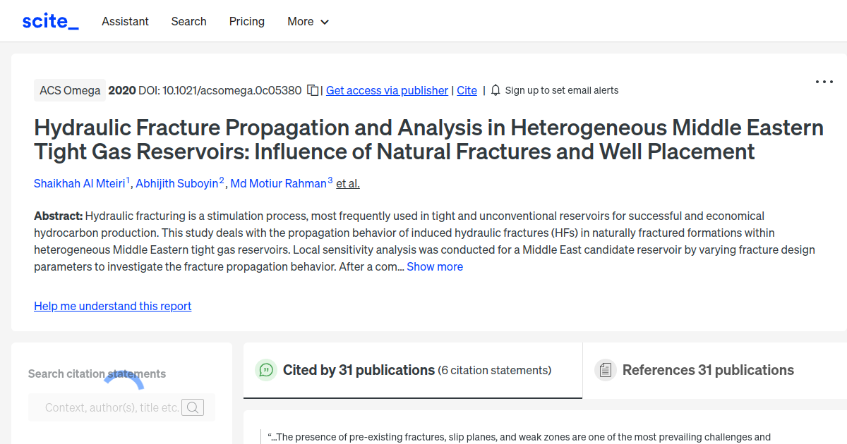 Hydraulic Fracture Propagation And Analysis In Heterogeneous Middle Eastern Tight Gas Reservoirs
