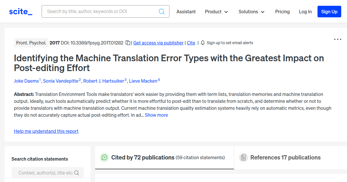 Identifying The Machine Translation Error Types With The Greatest