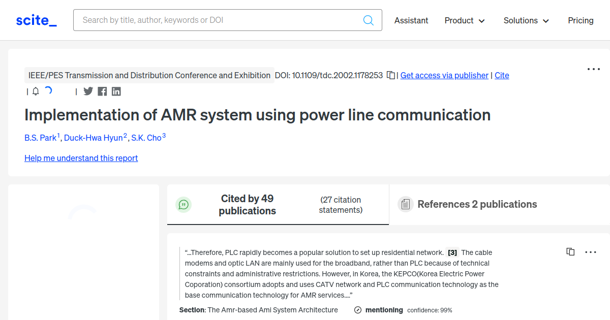 Implementation of AMR system using power line communication - [scite ... Implementation of AMR system using power line communication - [scite ...