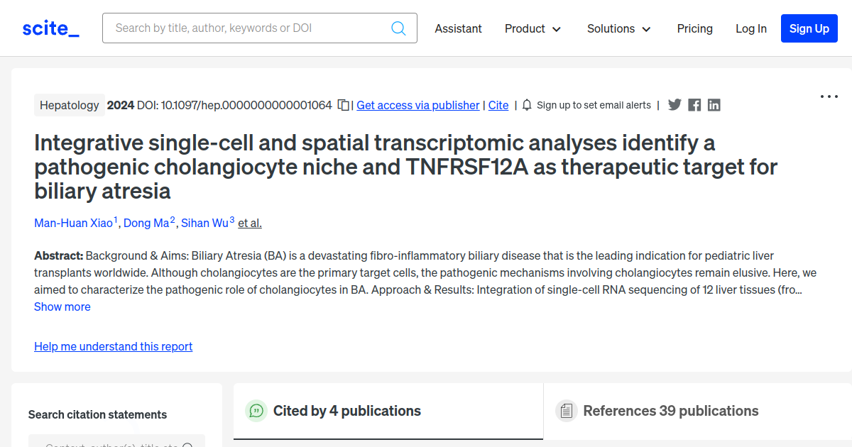 Integrative single-cell and spatial transcriptomic analyses identify a ... Integrative single-cell and spatial transcriptomic analyses identify a ...