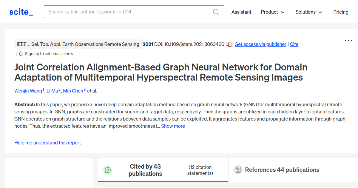 Joint Correlation Alignment Based Graph Neural Network For Domain
