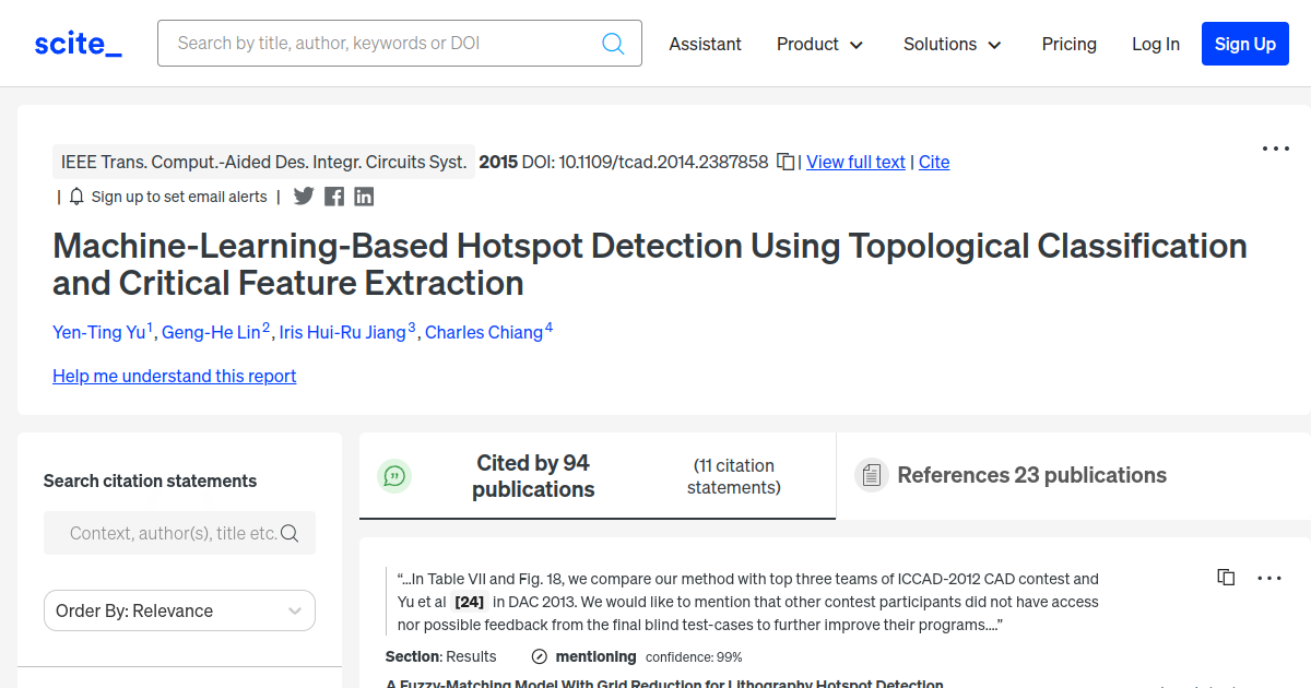 Machine-Learning-Based Hotspot Detection Using Topological ... Machine-Learning-Based Hotspot Detection Using Topological ...