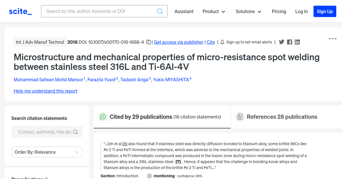 Microstructure and mechanical properties of micro-resistance spot ... Microstructure and mechanical properties of micro-resistance spot ...