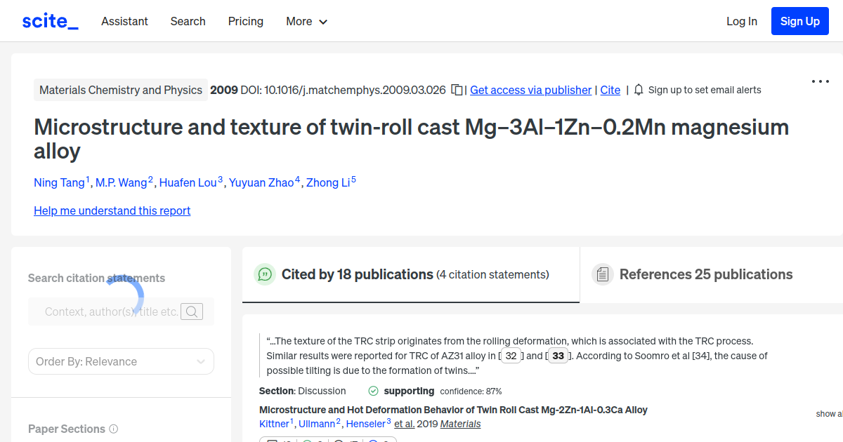 Microstructure and texture of twin-roll cast Mg–3Al–1Zn–0.2Mn magnesium alloy