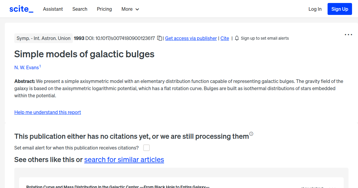 Simple models of galactic bulges