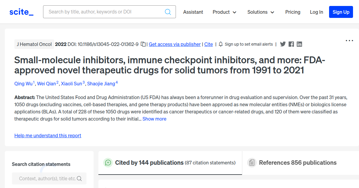 Small-molecule inhibitors, immune checkpoint inhibitors, and more: FDA ... Small-molecule inhibitors, immune checkpoint inhibitors, and more: FDA ...