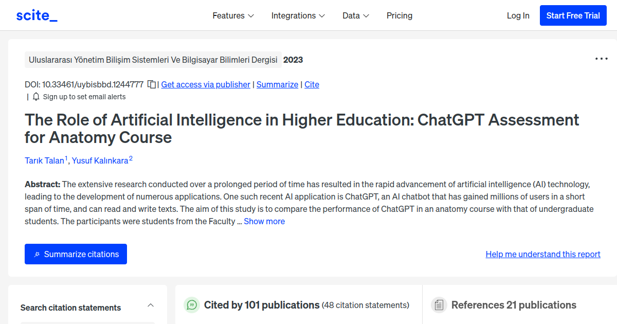 The Role of Artificial Intelligence in Higher Education: ChatGPT ...
