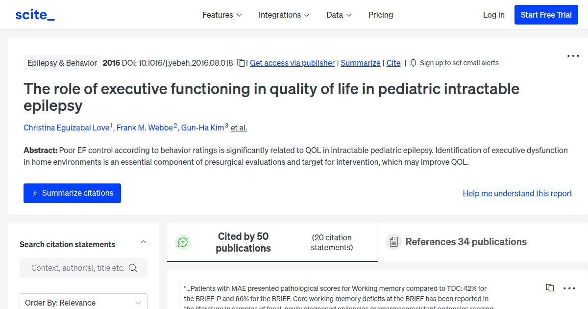 the-role-of-executive-functioning-in-quality-of-life-in-pediatric
