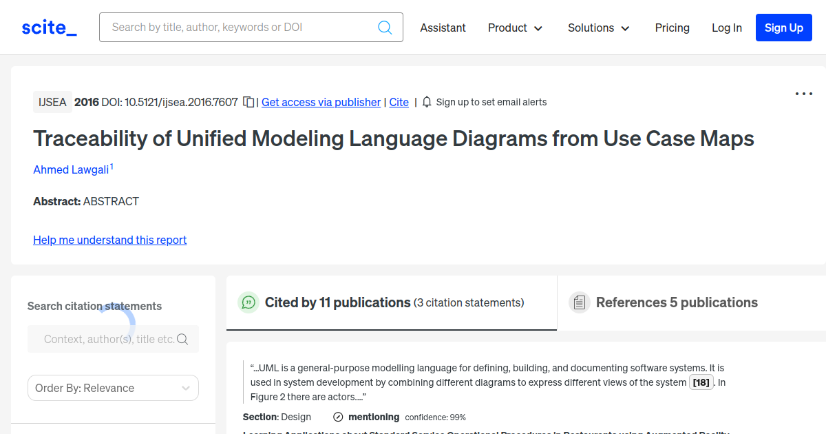 Traceability Of Unified Modeling Language Diagrams From Use Case Maps