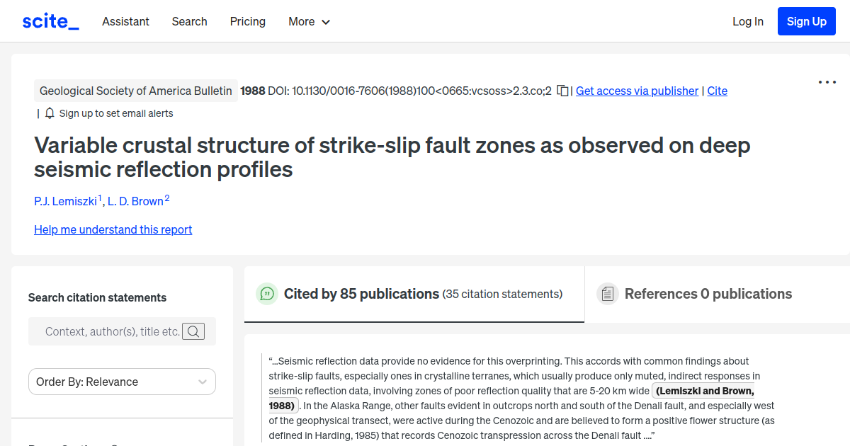 Variable crustal structure of strike-slip fault zones as observed on deep seismic reflection ...