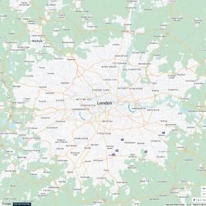 London Postcode Areas Map - Interactive Map!
