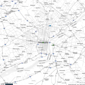 Philadelphia 75-Mile Radius County Map - Interactive Map!
