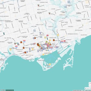 Toronto, Canada - Interactive Map!