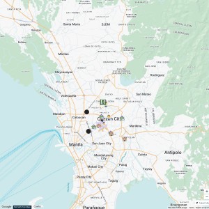 Quezon City Philippines Map Vector Road Map Of The City Of Quezon City