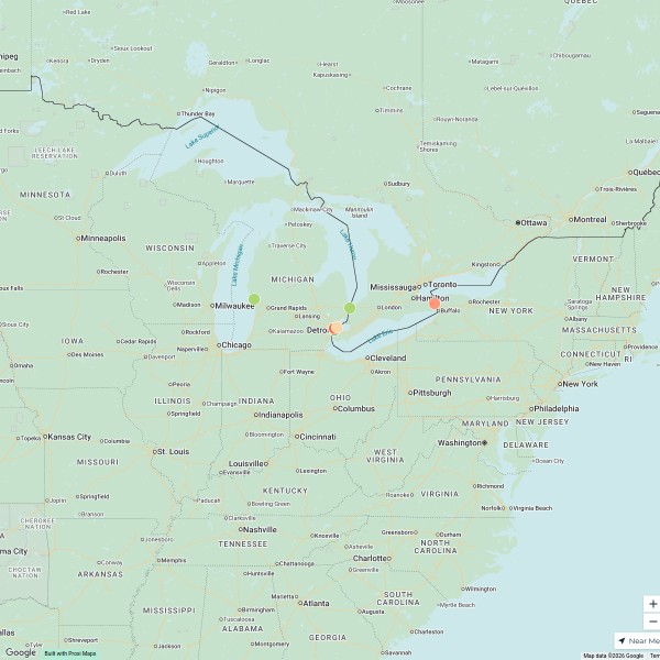 Great Lakes Driving Tour - Interactive Map!