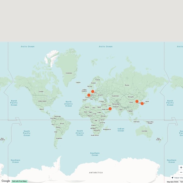 Global City Locations - Interactive Map!