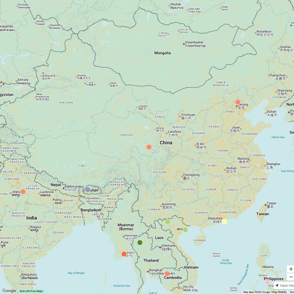 Mystical Asia - Interactive Map!