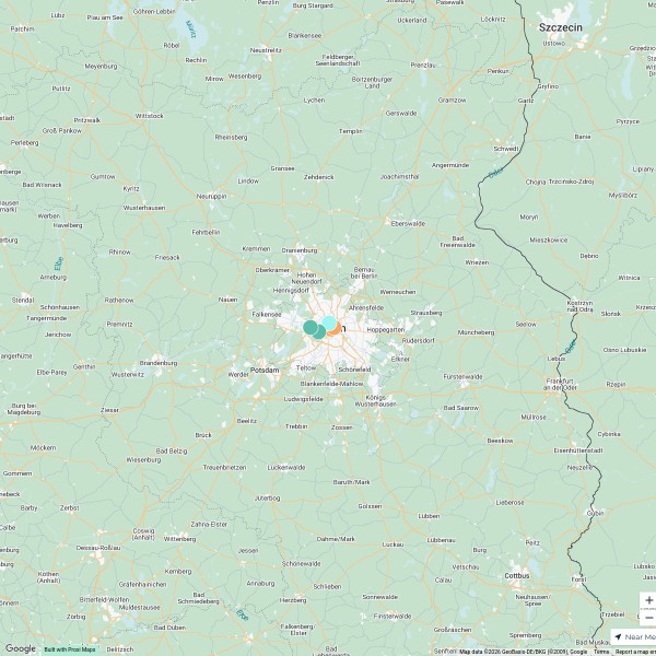 5 day trip for group of people near berlin - Interactive Map!