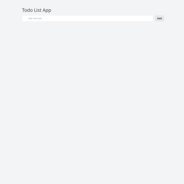 Simple Todo List Manager
