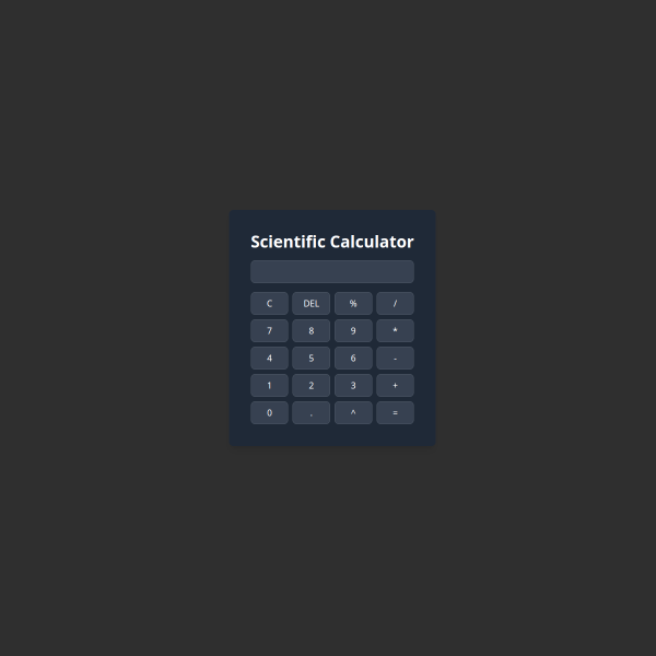 Scientific Calculator App