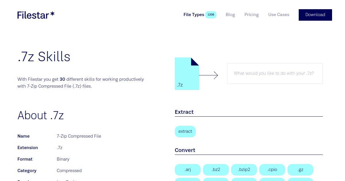 Filestar* | .7z Skills