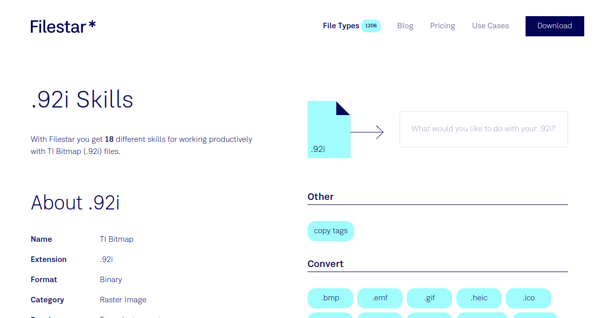Filestar* | .92i Skills