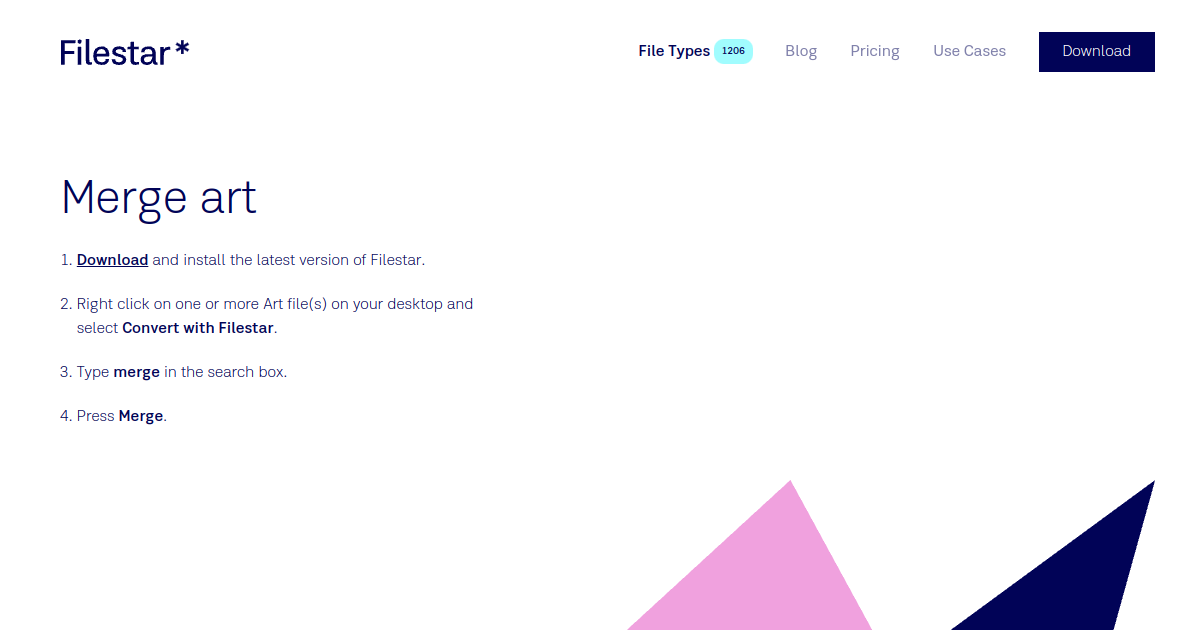 Filestar* | Merge art