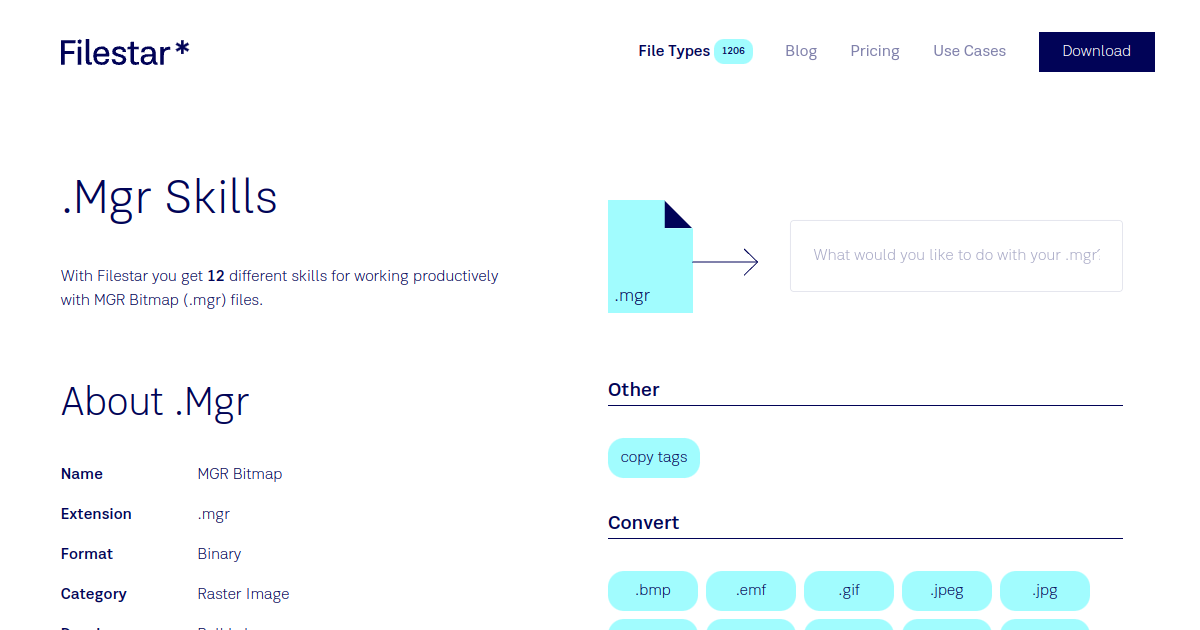 Filestar* | .Mgr Skills