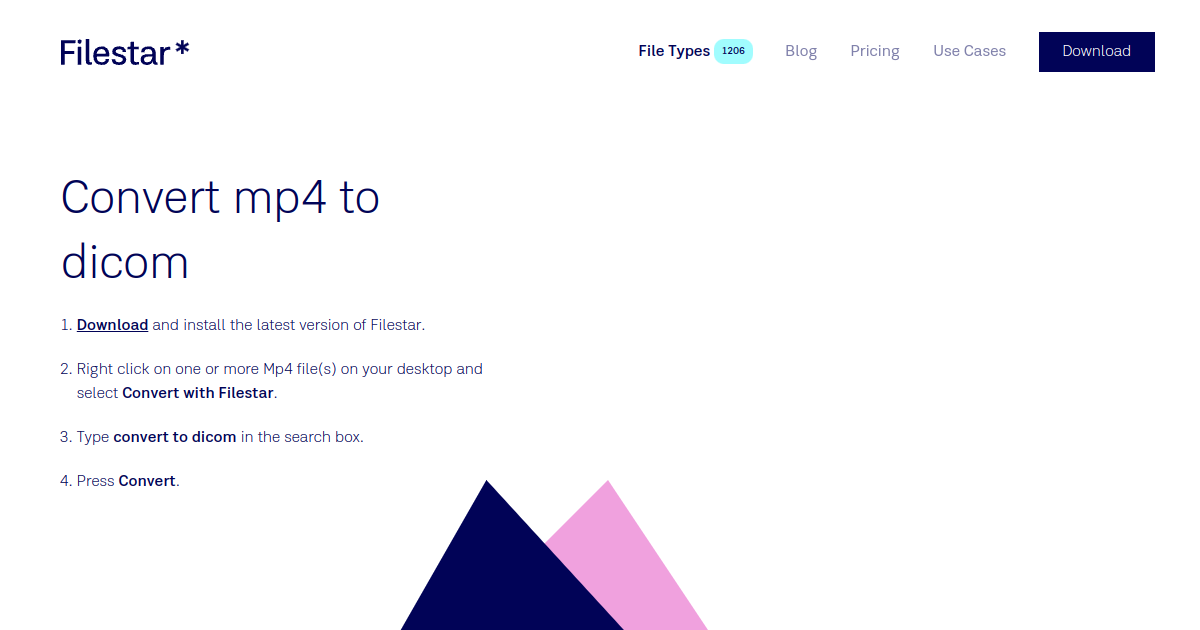 Filestar* | Convert mp4 to dicom