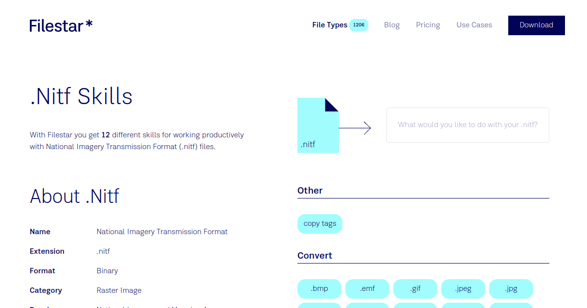 Filestar* | .Nitf Skills