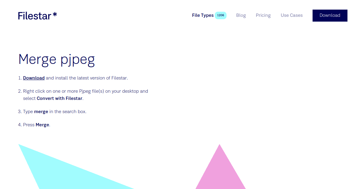 Filestar* | Merge pjpeg