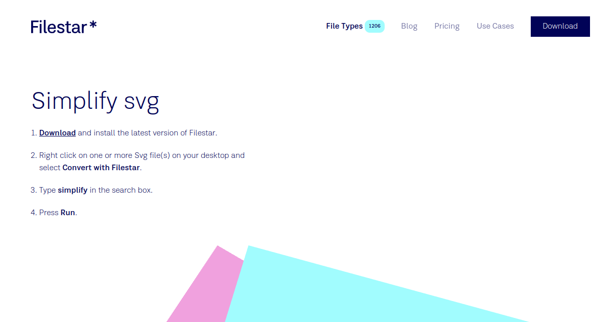 Filestar* | Simplify svg