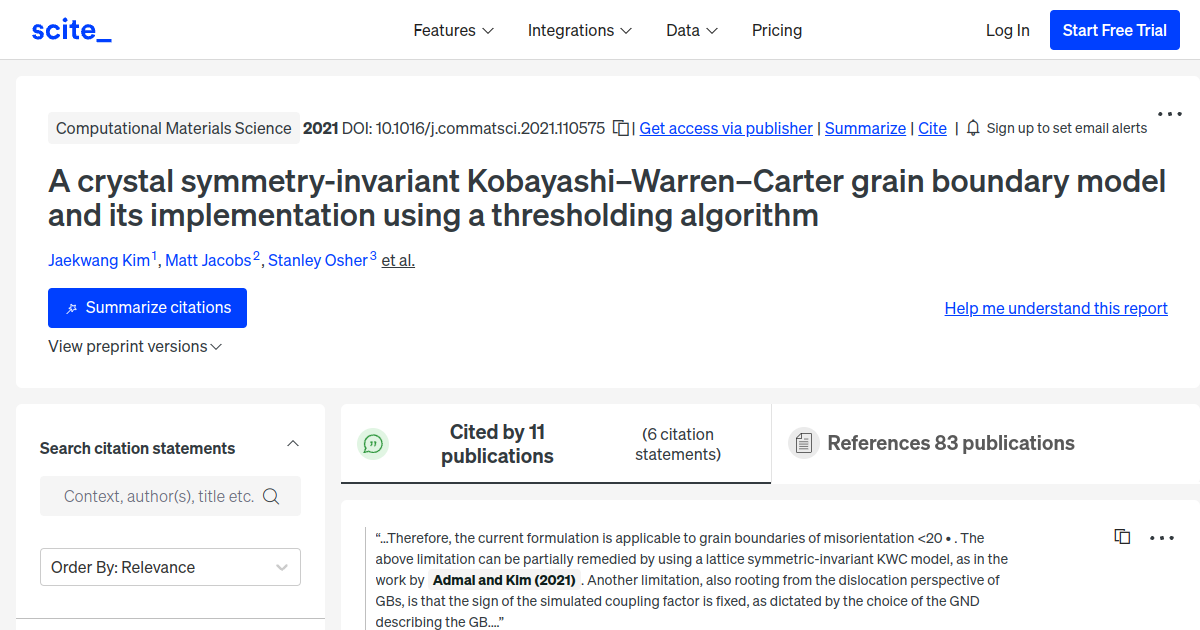 A crystal symmetry-invariant Kobayashi–Warren–Carter grain boundary ...