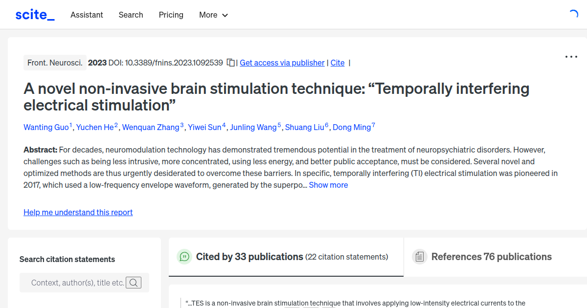 A novel non-invasive brain stimulation technique: “Temporally ...