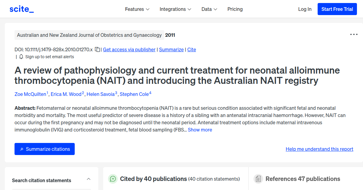 A review of pathophysiology and current treatment for neonatal ...