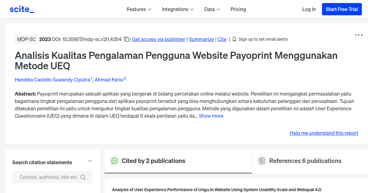 Analisis Kualitas Pengalaman Pengguna Website Payoprint Menggunakan ...