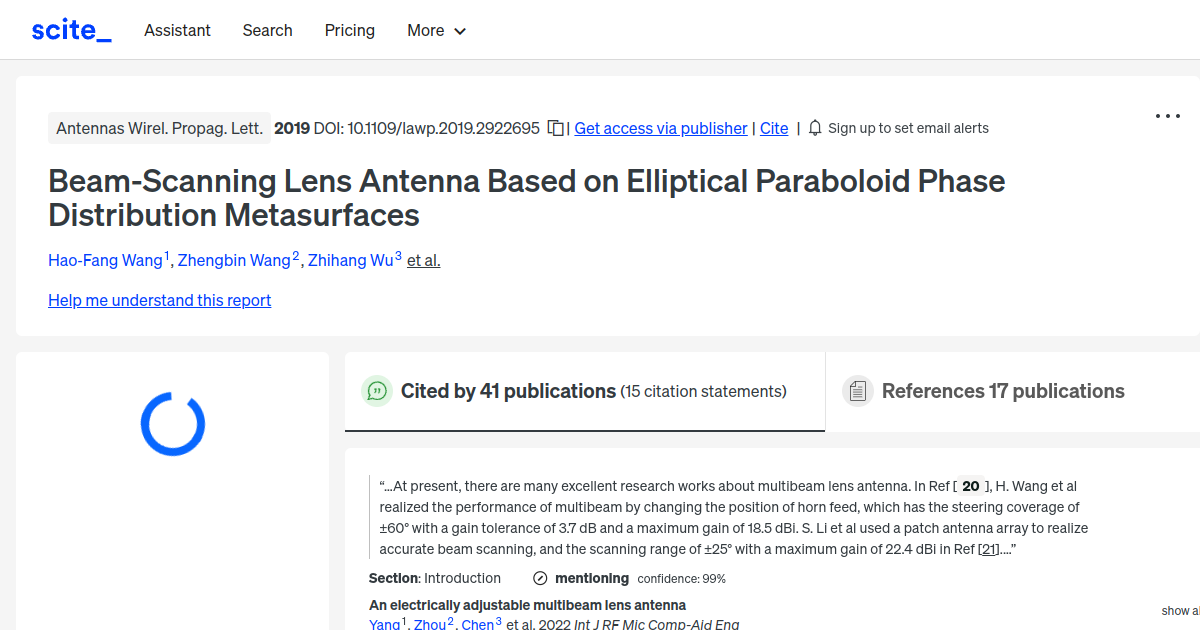Beam-Scanning Lens Antenna Based on Elliptical Paraboloid Phase ...