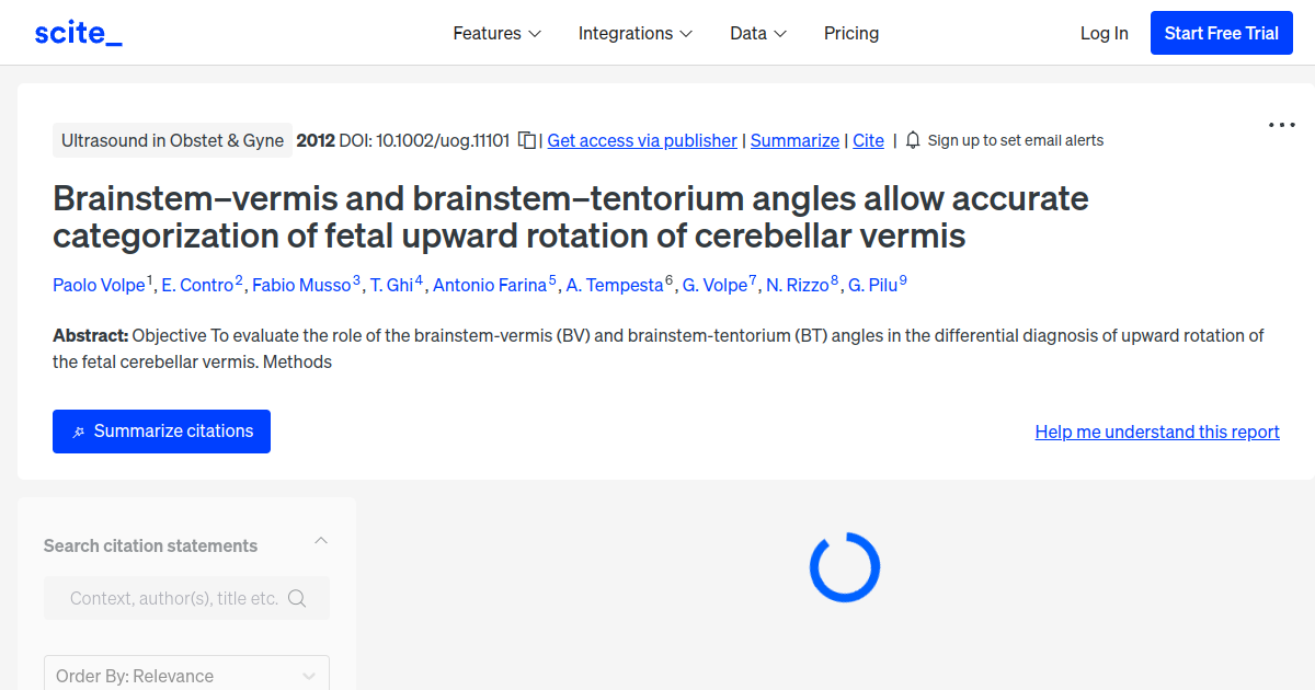 Brainstem-vermis and brainstem-tentorium angles allow accurate ...